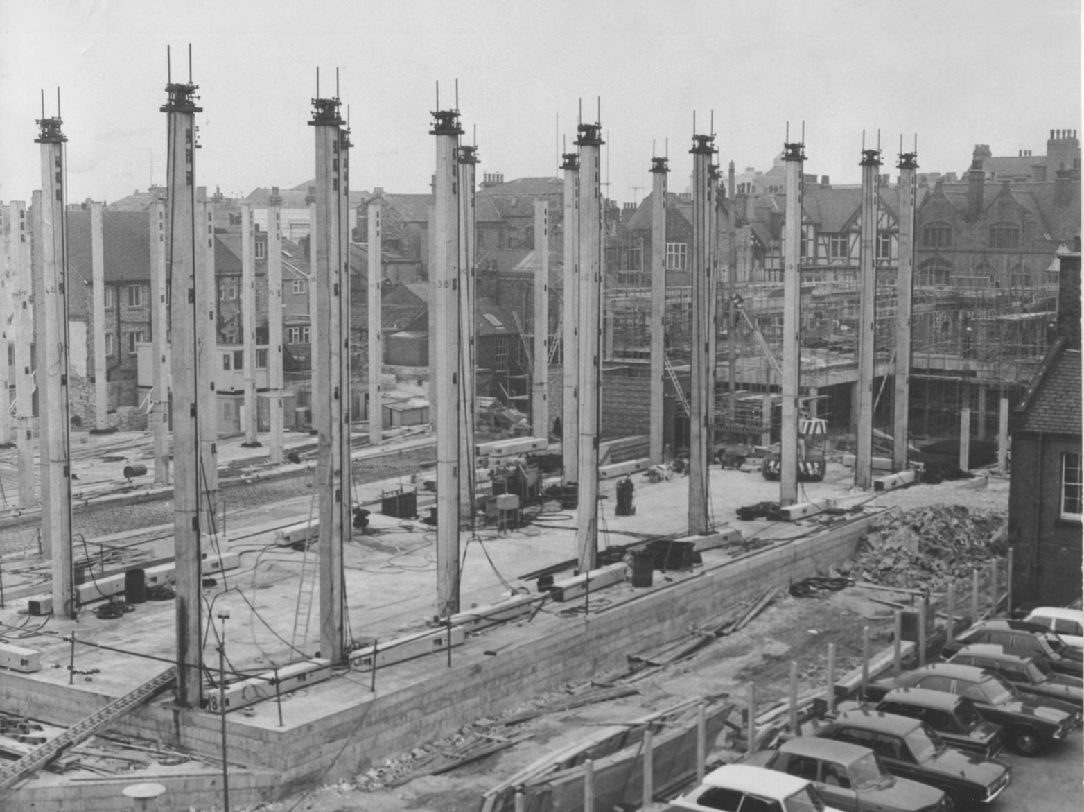Balmoral Centre Construction, 1974 - Old Scarborough Photo Archive