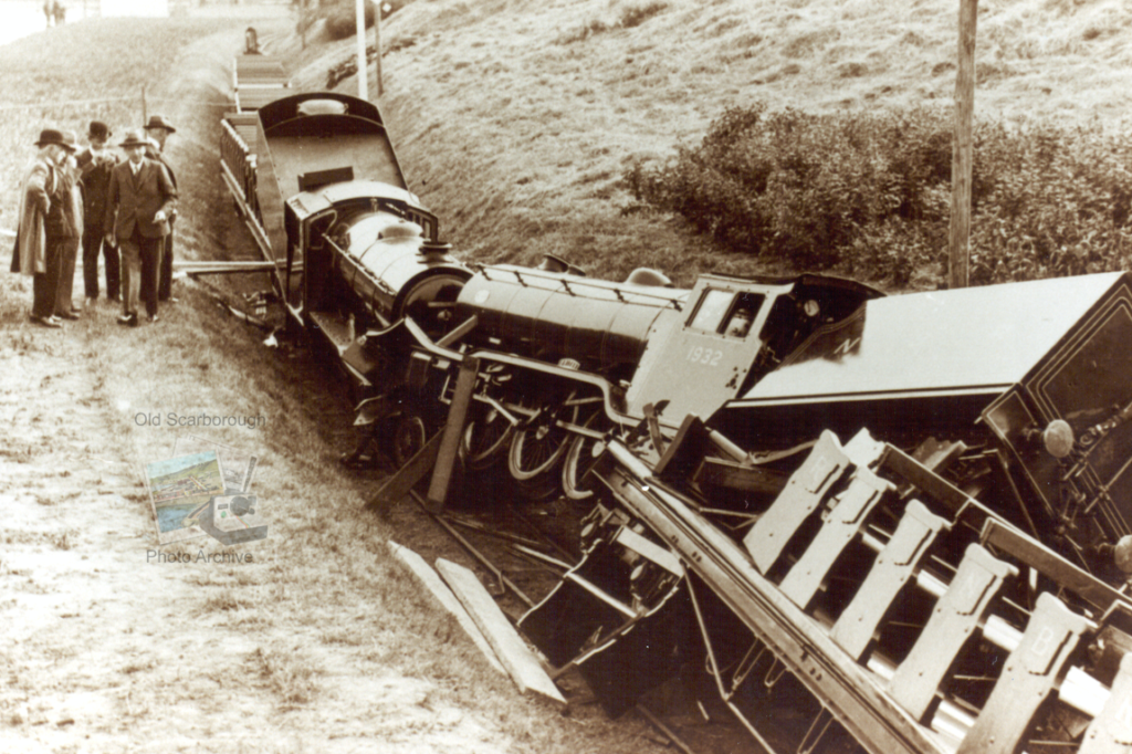 North Bay Miniature Railway Crash - Old Scarborough Photo Archive